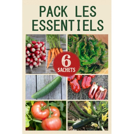 PACK GRAINES BIO "Les Essentiels du Potager" 🌱